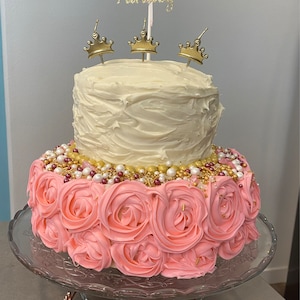 Printable Boho Pink Rainbow Cake Topper Rainbow Party Cake - Etsy