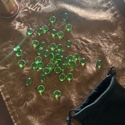 Clear Glass Gaming Stones Counters for Tabletop RPG, Card, and Board ...