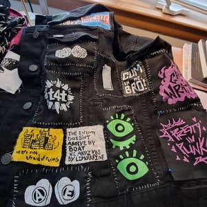 RADIOACTIVE TRANS SYMBOL Large Punk Diy Back Patch - Etsy