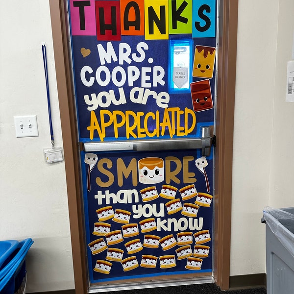 S'MORE Teacher Appreciation Day School Door Decor Classroom Decor ...