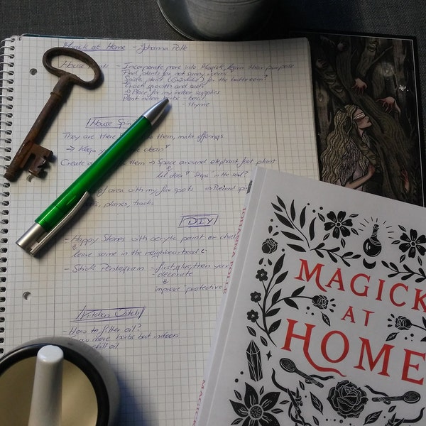 MAGICK AT HOME Illustrated Book | Traditional Witchcraft | Wicca ...
