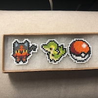 All Generations Pokemon Starters Cross Stitch Pattern - Etsy Canada