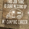 Thou Shall Not Poop in the Camper Wood Sign Bathroom RV farmhouse Decor ...