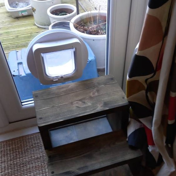 Handmade Tall Wooden Raised Pet Dog Bowl Stand Table Bespoke - Etsy UK