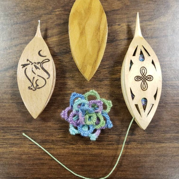 Beautiful Handmade Tatting Shuttle With Florence Pattern 3 and 2.5 - Etsy