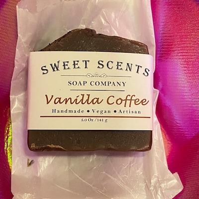 Vanilla Coffee Soap Bar Soap, Handmade Soap, Cold Process Soap, Vegan ...