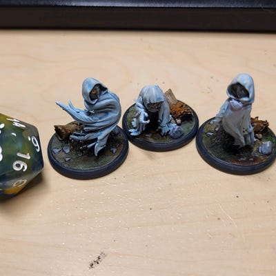 Dnd Female Fighter Barbarian Shapeshifter Werebear Unpainted Miniature ...