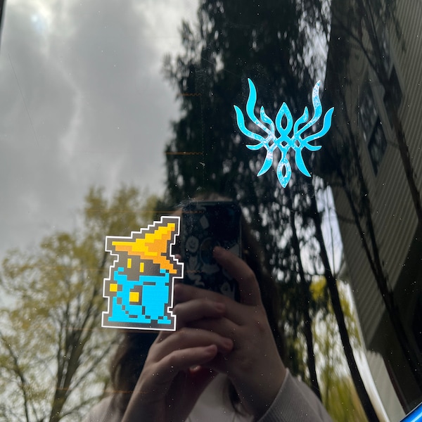 Final Fantasy 8 Bit Character Sprites Vinyl Decals Classic NES Sticker ...