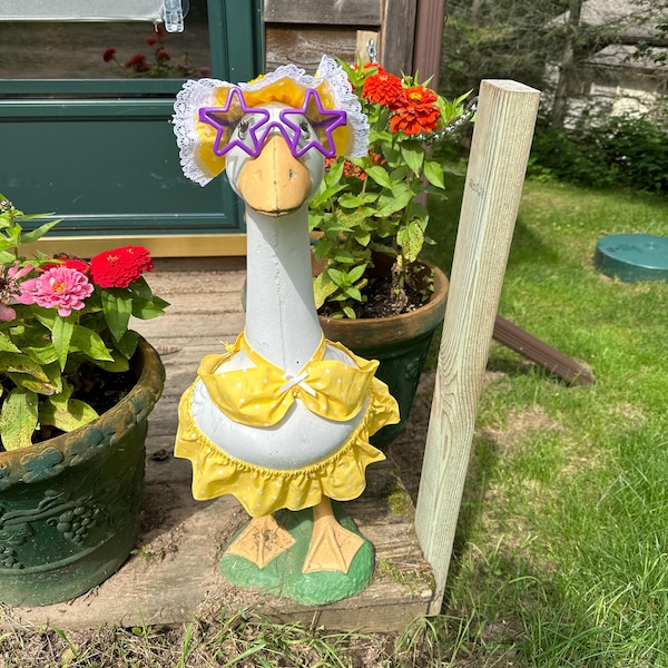 Pink Easter Bunny Porch Goose Outfit - Happy Easter - Fits 23 to 25 ...