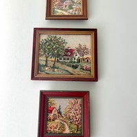 Signed Watercolor, Anne Hathaway's Cottage, John Corvin, 1978, English ...