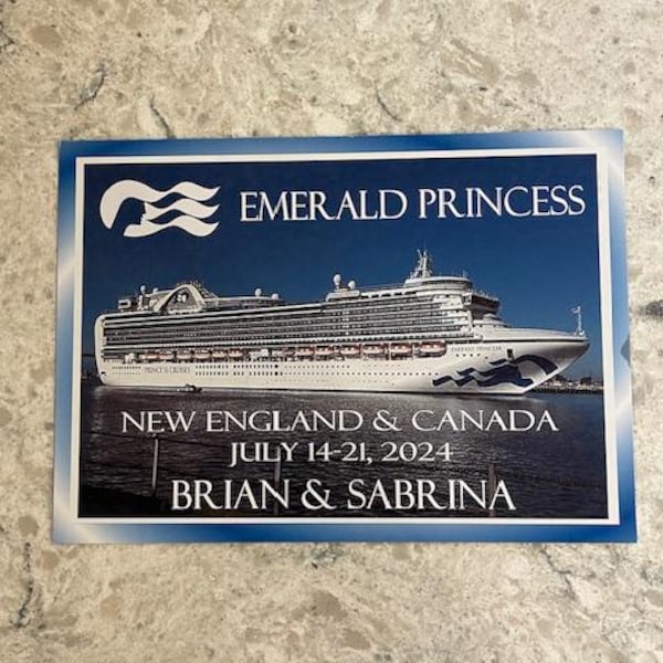 Princess World Cruise 2025 MAP MAGNET (revised) - Custom Made - Etsy UK