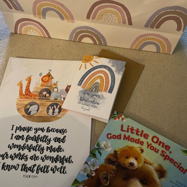 Dedication Card. Christian Dedication Card. the Blessing Card. Bible ...