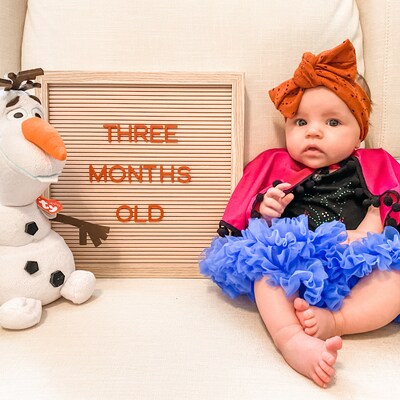 Infant Sized Baby Girl Princess Anna Cloak Cape Larger Sizes, Too ...