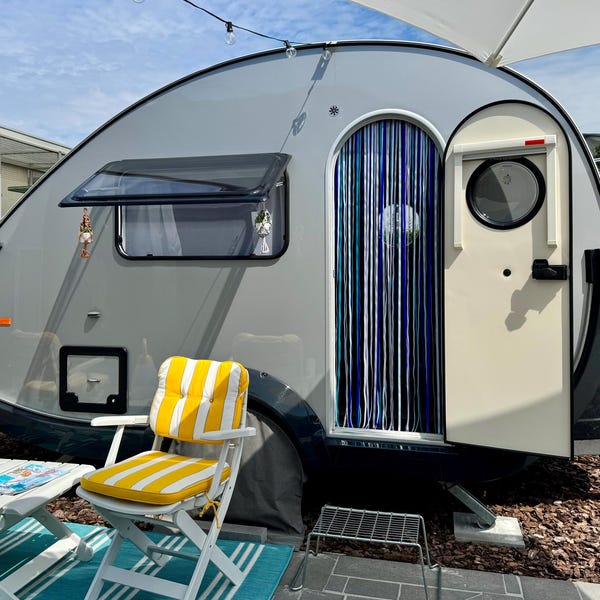 Garden Ribbon Streamer/ Wind Sock/hoop. Garden/wedding/caravan/party ...