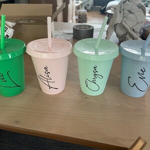 Personalised Hen Party Cold Cup With Straw, Bride to Be Gift, Starbucks ...