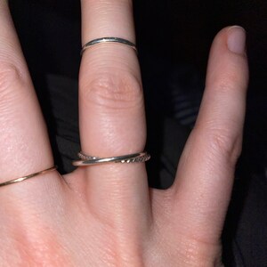 Simple Interlocking Rings,2 Interlocked Bands,stacking Rings,rolling ...