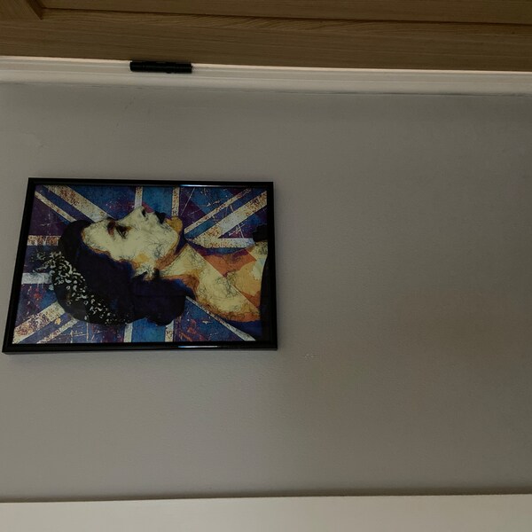 Queen Elizabeth II Pop Art Modern Poster Stylised Art No. 1 Modern Art ...