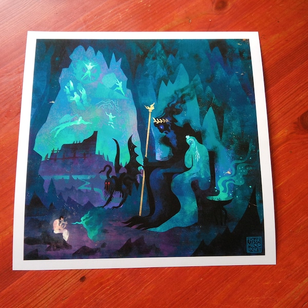 Art Print | Nereus and the Sea Gods | Greek Mythology Decor | Ancient ...