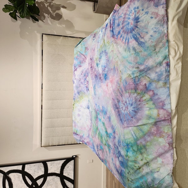Tie Dye Ice Dye Sheets - Custom Tie Dye - Custom Tie Dye Bedding - Tie ...