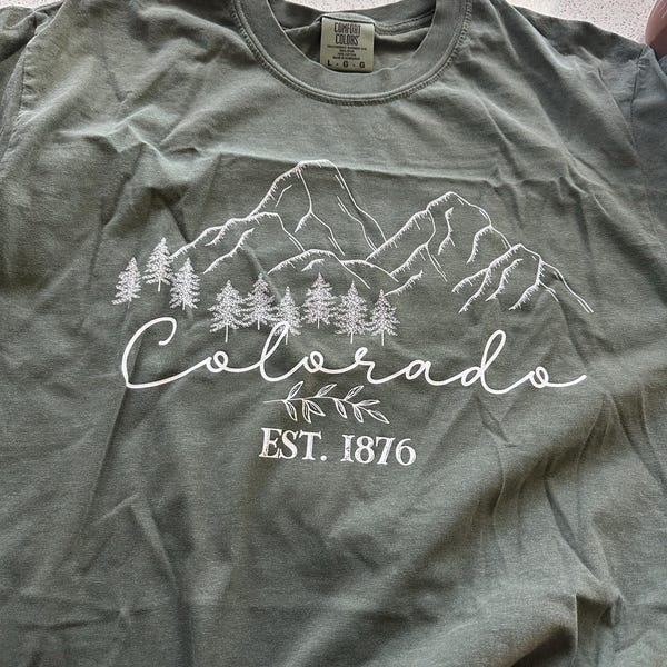 Colorado Shirt Colorado Gift for Colorado Mountain Tshirt Colorado ...