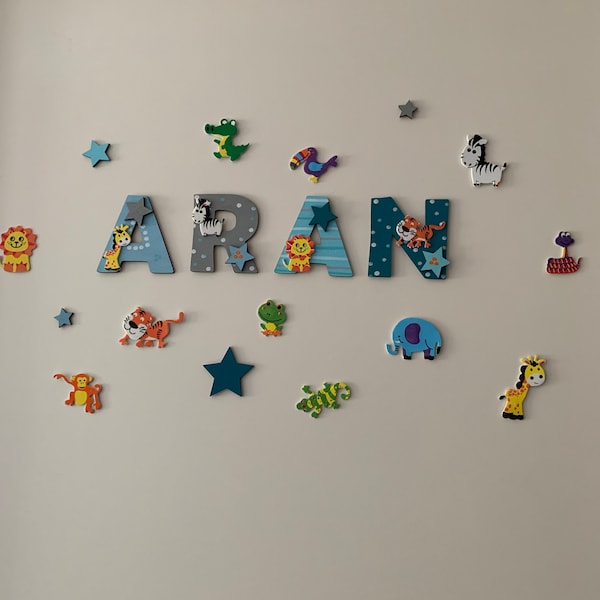 Wooden Letters, Door Letters, Nursery Letters - Etsy