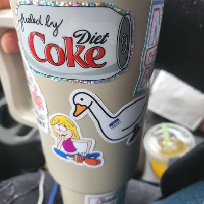 Special Edition GLITTER Fueled by Diet Coke Sticker Waterproof Vinyl ...