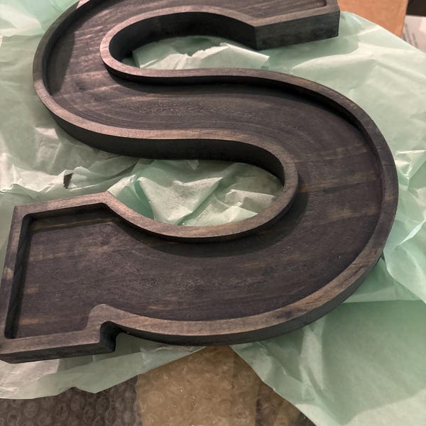 Handcrafted Wooden Letter Sign: Gallery Wall Decor - Etsy