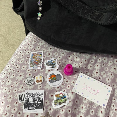 Star Bead Heart Keychain - Etsy