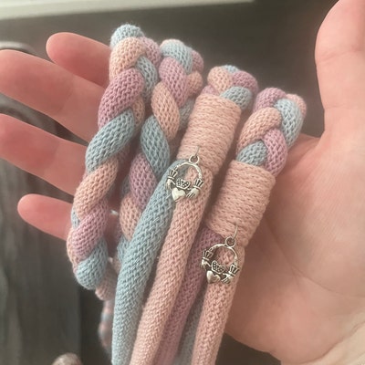 Custom Trinity Braid Handfasting Cord in Your Colors Option to ...