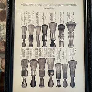 Straight Razor Face Shave Diagram From 1866 the Barbers Manual by A.B ...