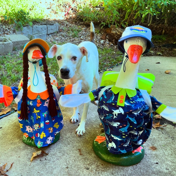 Goose Outfits Pattern for RUFFLED DRESS and Accessories. CHOOSE From 2 ...