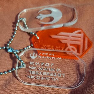 Star Wars-inspired Dog Tags Customized in Aurebesh - Etsy