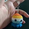 Blueberry Bag Charm From Polymer Clay Fruit Keychain Cute Berries Key ...
