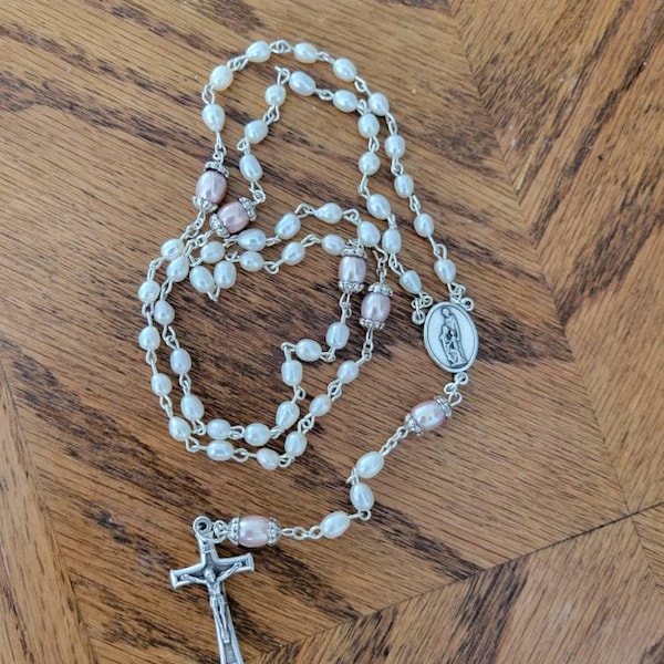 LCR2425 Pastel Color Holy Family Rosary, Pastel Color Rosary, Colorful ...