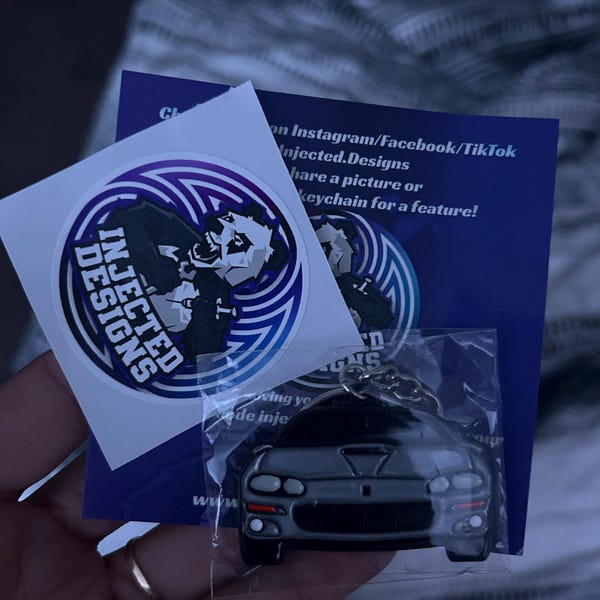 Pontiac Trans Am WS6 Keychain Double-sided 1993-1997 Firebird ...