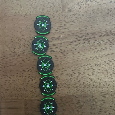 Keyforge Aember: Remnants Metal Tokens Unofficial Dark and Classic ...