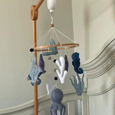 Nursery Baby Mobile,ocean Sea Baby Crib Mobile,turtle Starfish Crab ...