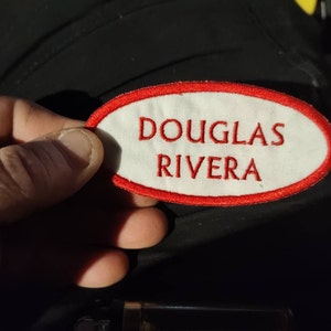 Name Patch Any Color of Name and Border Custom Made - Etsy