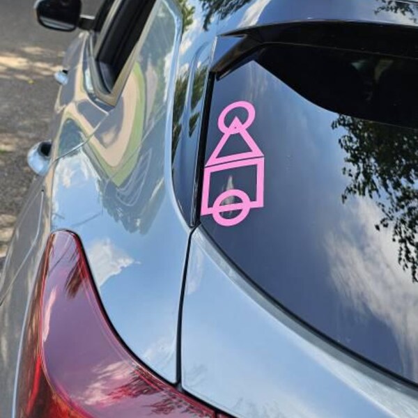 New - for Sports Car Outline Car Decal, Window Sticker - Waterproof ...