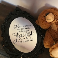 Mirror Mirror Decal Mirror, Mirror on the Wall Who's the Fairest of ...