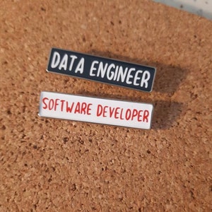 Personalised Design Your Rectangle Enamel Pin Customised Pin - Etsy UK