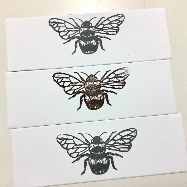 Bee Rubber Stamp - Stamps for Card Making - Honeybee Stamp - Honeycomb ...