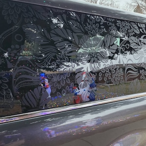 Bat Car Window Decals Quarter Panel Window Large Pattern Decal Custom ...