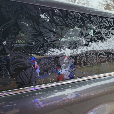 Bat Car Window Decals Quarter Panel Window Large Pattern Decal Custom ...