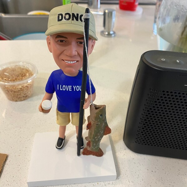 Personalized Fishing Bobblehead, Custom Fisherman Bobbleheads, Custom ...