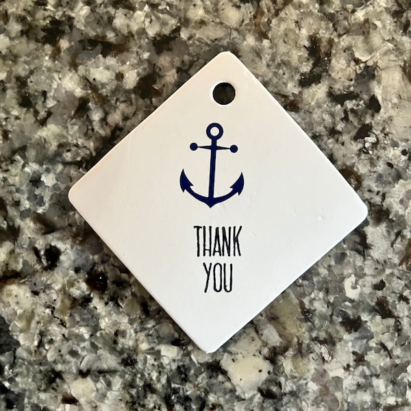 Mini Thank You Rubber Stamp - Etsy