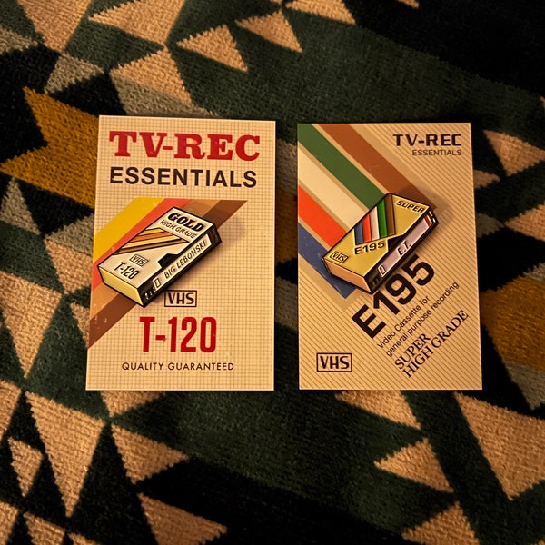 Enamel Pin TV-REC VHS Critters - Etsy