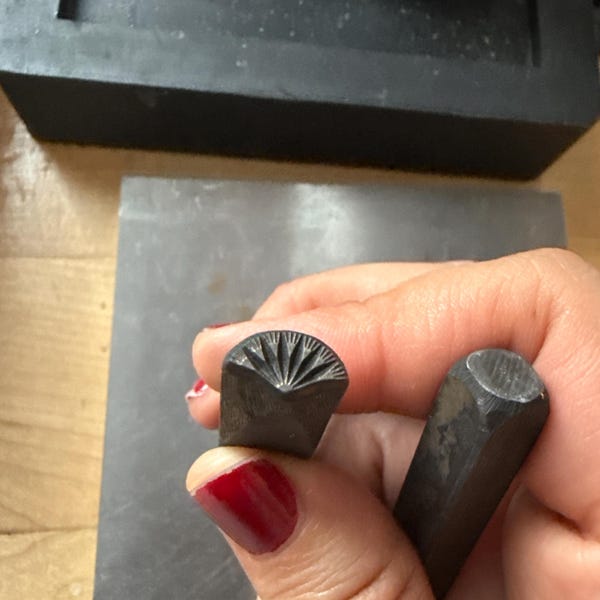 Handmade Metal Stamping Tools, Texture Metal Stamping Tool, Texture ...