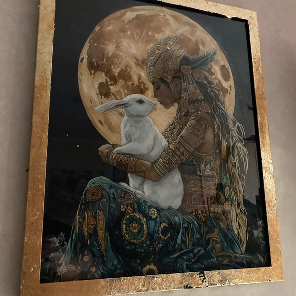 Enchanted Forest Window Tapestry Art Fantasy Forest Wall Art Enchanted ...