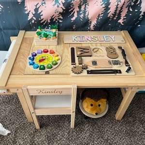 Montessori Table Toddler Play Table Large Learning Table - Etsy
